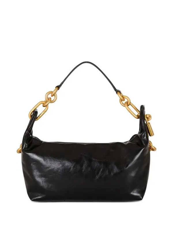 Balmain Medium Sync Bag With Gold Tone Hardware - Black