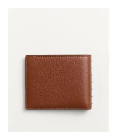 Valentino Garavani Rockstud Bi-fold Wallet - Brown