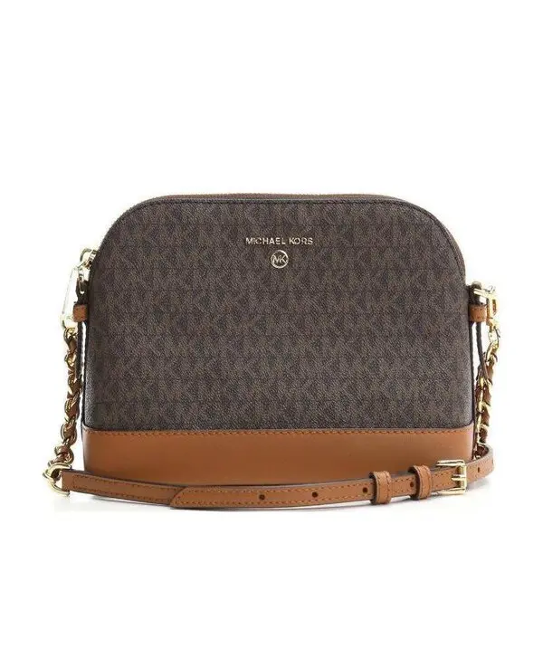 Michael Kors Dome Logo Plaque Large Crossbody Bag