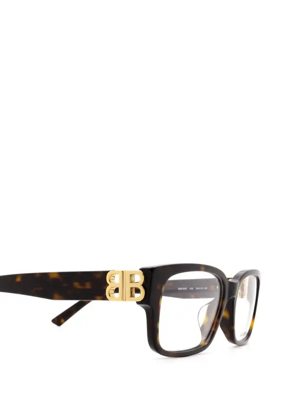 Balenciaga Rectangular Frame Eyewear - Black