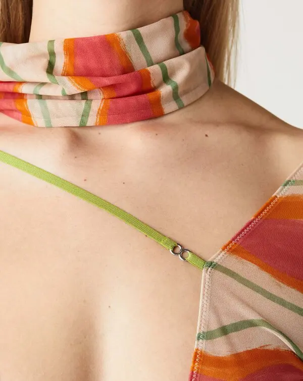 Jacquemus Le Abanaba Semi-sheer Bodysuit - White