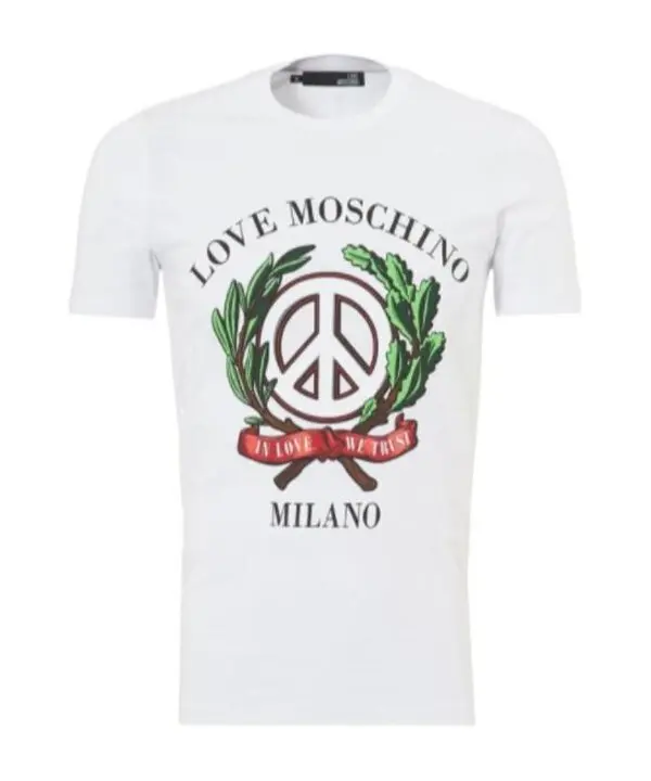 Moschino Logo Printed T-shirt