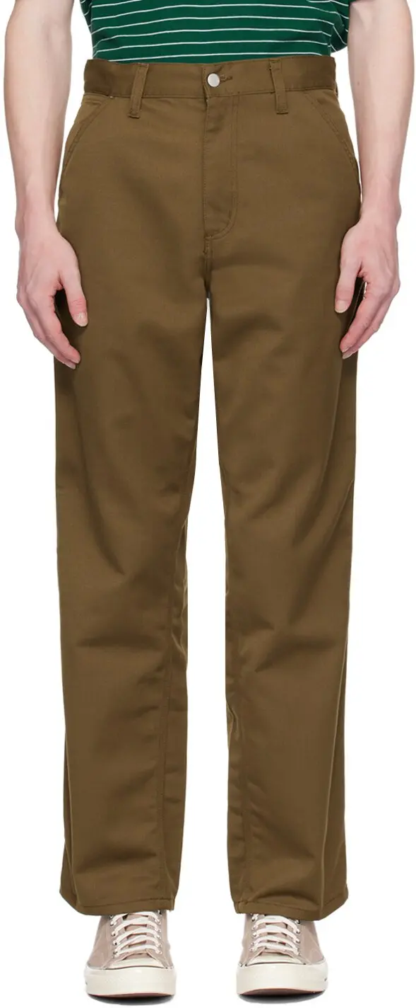 Carhartt Work In Progress Belt Loop Casual Pants - Green
