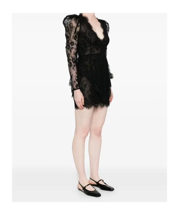 Alessandra Rich Lace Mini Dress
