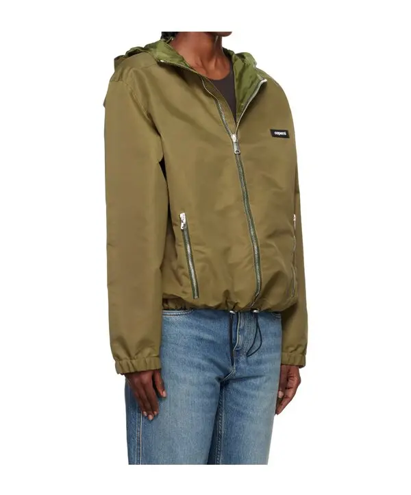Coperni Hooded Zip-front Jacket - Green