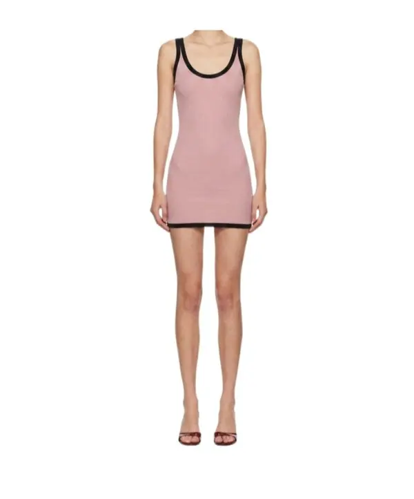 Marissa Chiara Ribbed Tank Dress - Pink