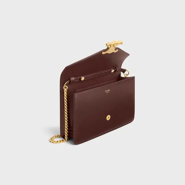 Celine Wallet On Chain Margo In Shiny Calfskin