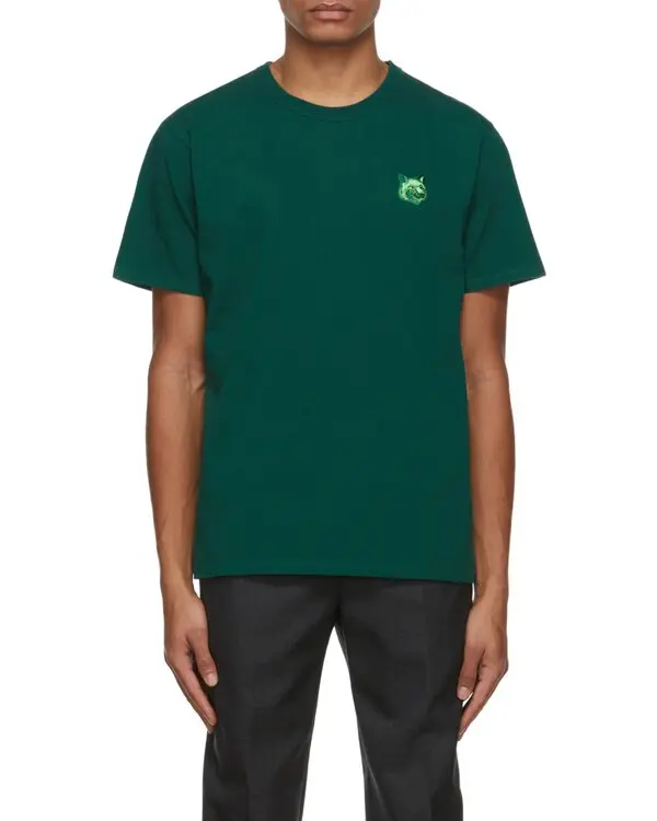 Maison Kitsuné Fox Hear-patch Cotton T-shirt