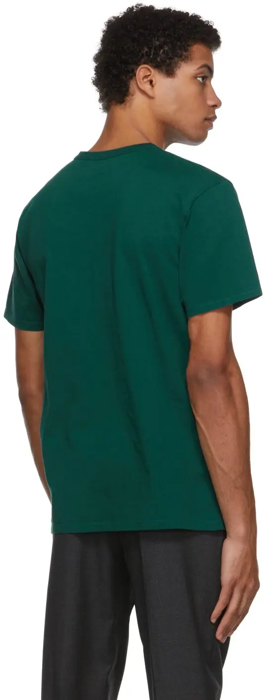 Maison Kitsuné Fox Hear-patch Cotton T-shirt