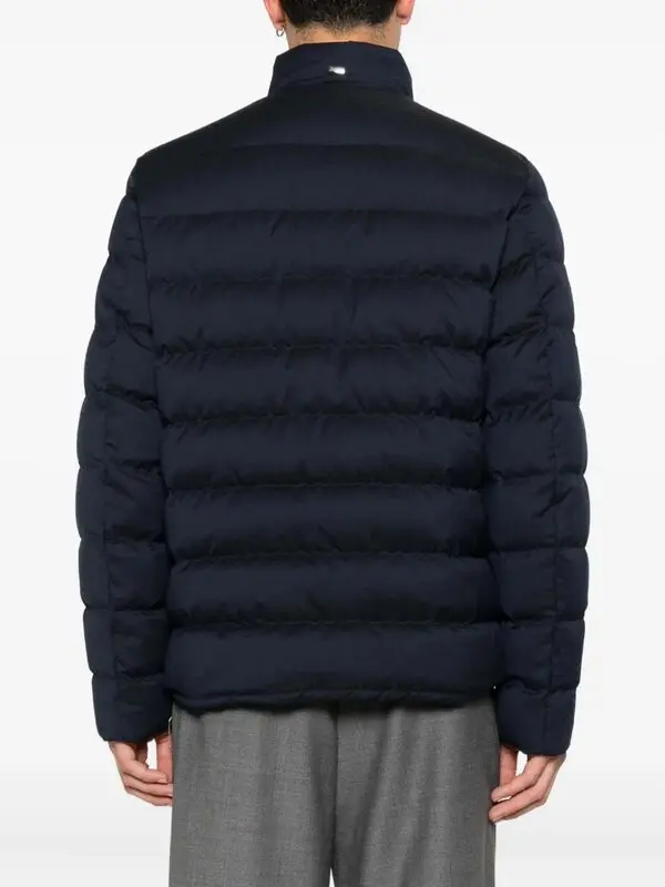 Herno Quilted Down Jacket With Stand Collar