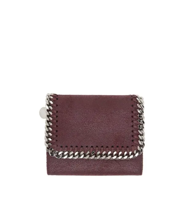 Stella McCartney Falabella Flap Wallet - Burgundy