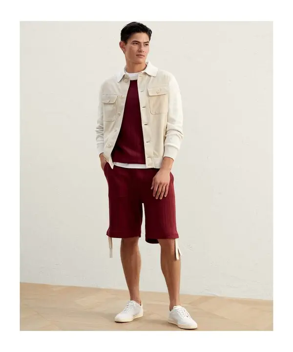 Brunello Cucinelli Knitted Bermuda Shorts With Drawstring Waist