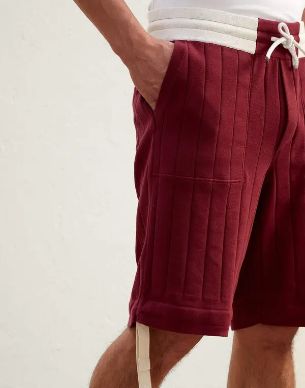 Brunello Cucinelli Knitted Bermuda Shorts With Drawstring Waist