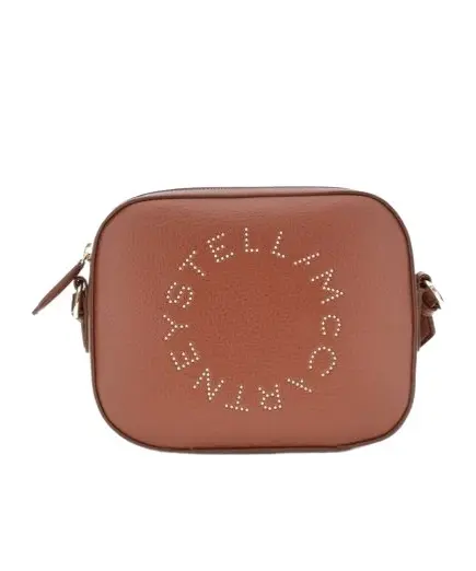 Stella McCartney Logo Camera Crossbody Bag - Brown