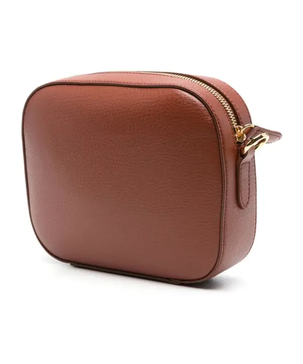 Stella McCartney Logo Camera Crossbody Bag - Brown