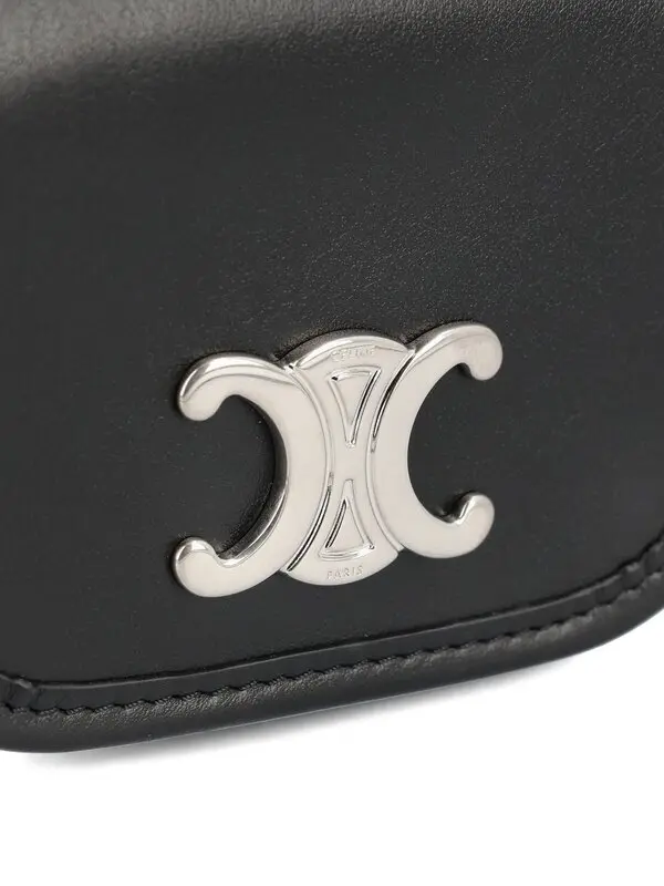 Celine Keyring Nano Besace Triomphe In Smooth Calfskin
