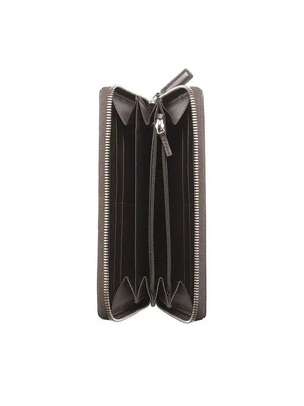 Gucci Web Gg Supreme Wrap-around Zipper Wallet