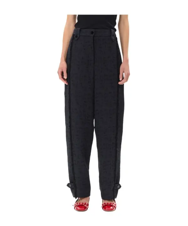 GANNI Tweed Trousers