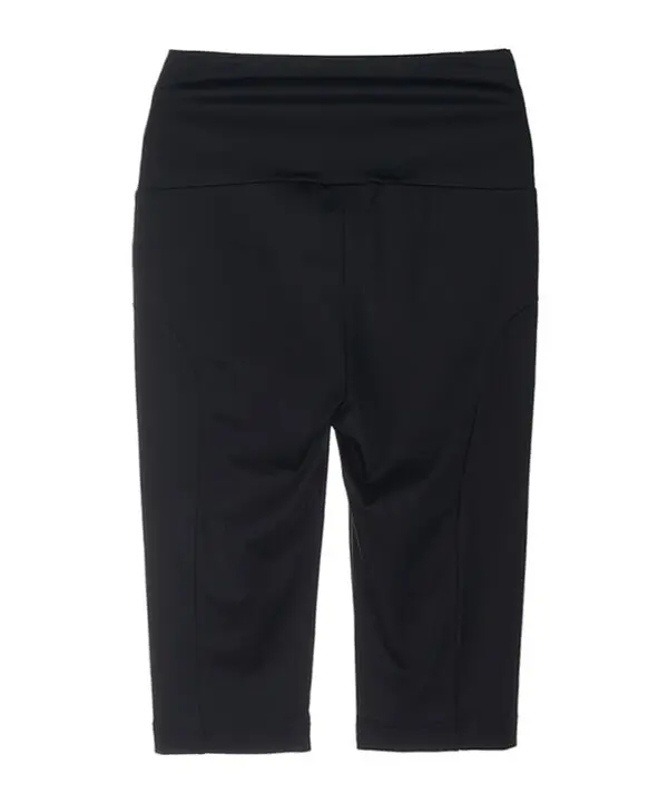 MSGM Logo-print High-waist Stretch Shorts - Black