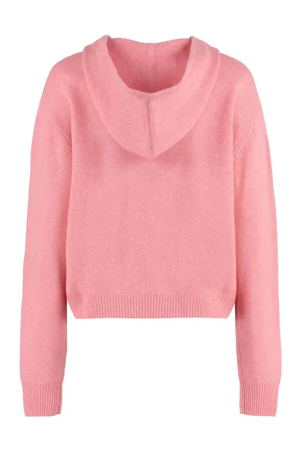 SPORTY  RICH Sporty & Rich Cashmere Drawstring Hoodie