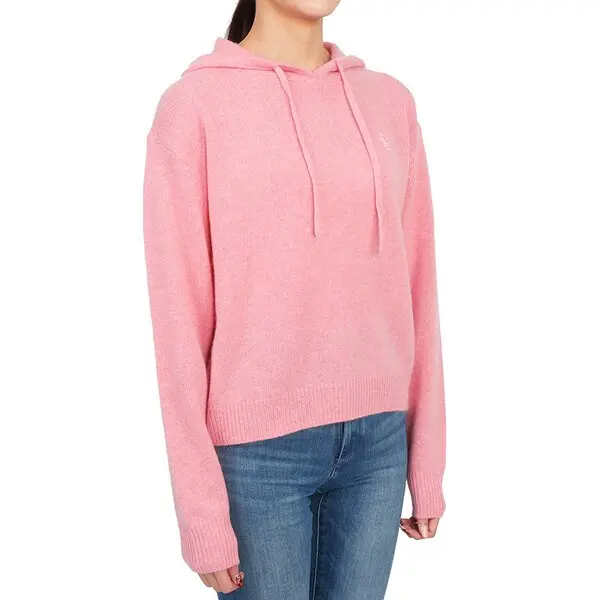 SPORTY  RICH Sporty & Rich Cashmere Drawstring Hoodie