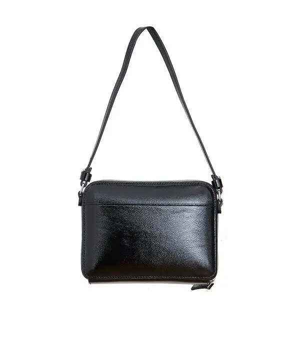 COURREGES Zippered Shoulder Bag - Nero