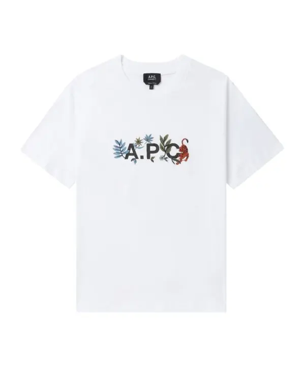 A.p.c. Logo Printed Crewneck T-shirt