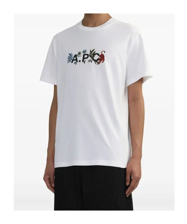 A.p.c. Logo Printed Crewneck T-shirt
