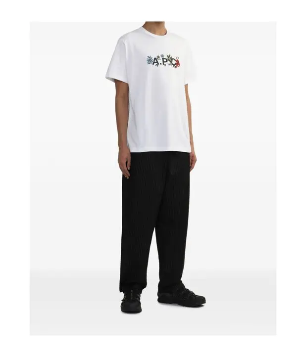 A.p.c. Logo Printed Crewneck T-shirt