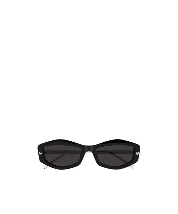 Alexander McQueen Rectangular Frame Sunglasses - Black