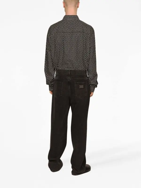 Dolce & Gabbana Dolce Gabbana Dg Monogram Printed Shirt