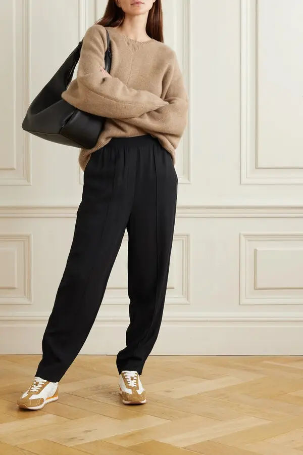 TOTEME Elastic Waist Casual Trousers
