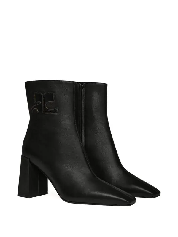 COURREGES 90mm Block-heeled Ankle Boots