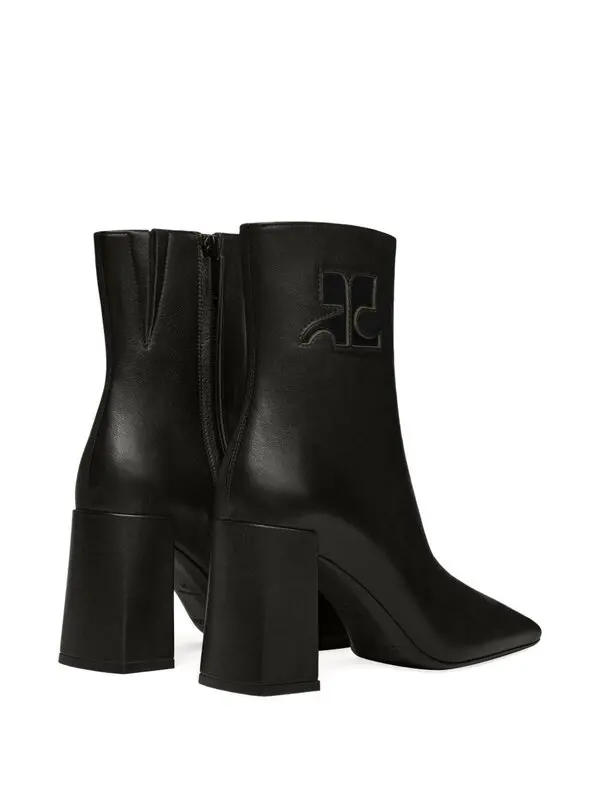 COURREGES 90mm Block-heeled Ankle Boots
