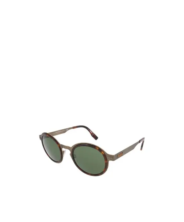 Zegna Round Frame Sunglasses