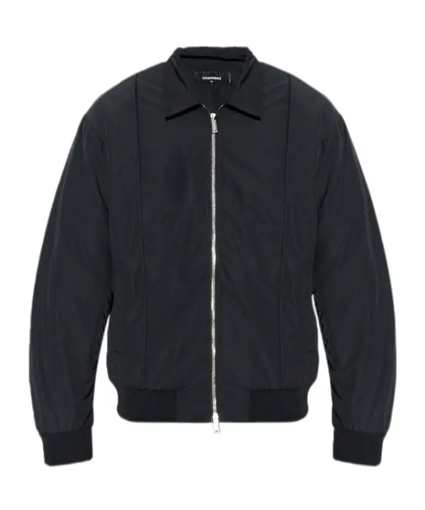 Dsquared2 Zip-up Bomber Jacket - Black