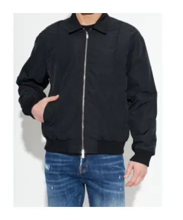 Dsquared2 Zip-up Bomber Jacket - Black
