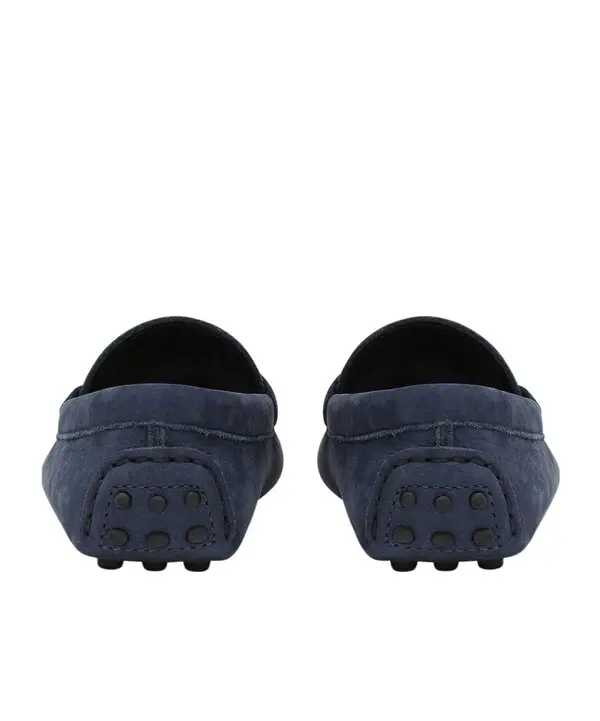 Dolce & Gabbana Logo Plaque Leather Loafers