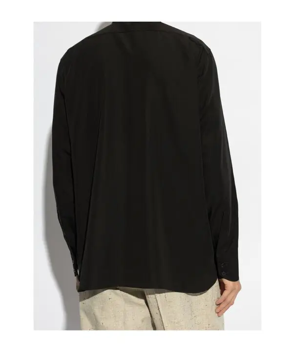 TOM FORD Buttoned Long-sleeved Shirt - Black