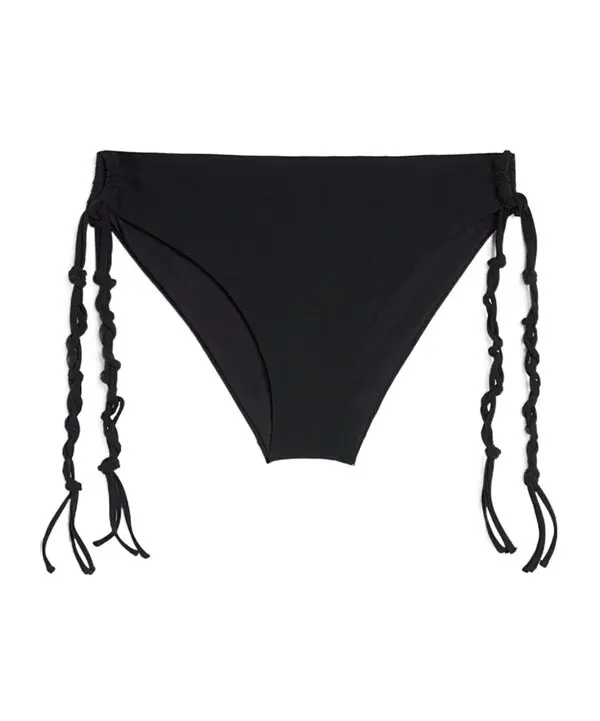 JIL SANDER Tangle Side Ties Bikini Briefs - Black