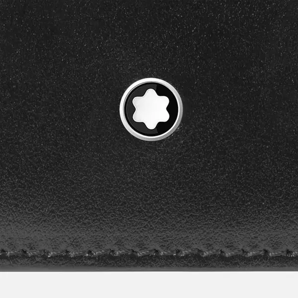 Montblanc Mini Logo Plaque 4cc Wallet - Black