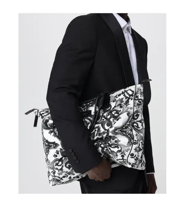 Dolce & Gabbana Majolica Print Shopping Bag