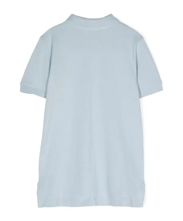 Ralph Lauren Polo Bear-embroidered Cotton Polo Shirt - Blue