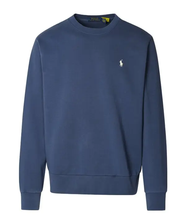 Polo Ralph Lauren Loopback Fleece Sweatshirt With Embroidered Pony - Blue