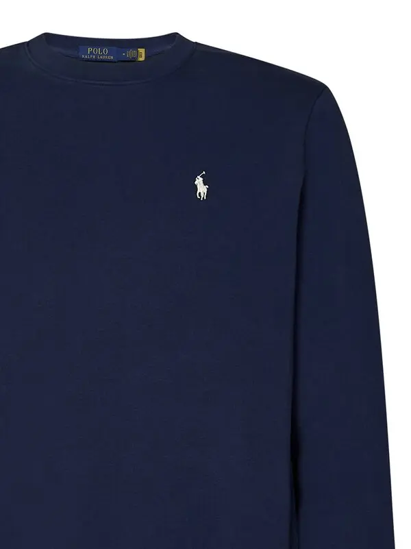 Polo Ralph Lauren Loopback Fleece Sweatshirt With Embroidered Pony - Blue