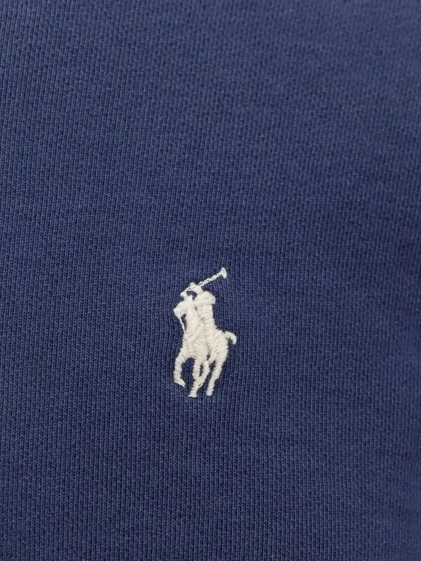 Polo Ralph Lauren Loopback Fleece Sweatshirt With Embroidered Pony - Blue