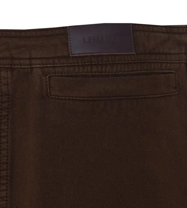 LEMAIRE Zip Detailed Asymmetric Skirt - Cocoa