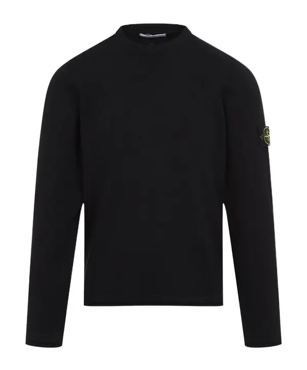 Stone Island Logo Patch Crewneck Sweatshirt