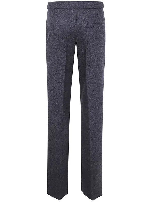 DARKPARK High-rise Wool Blend Trousers - Black