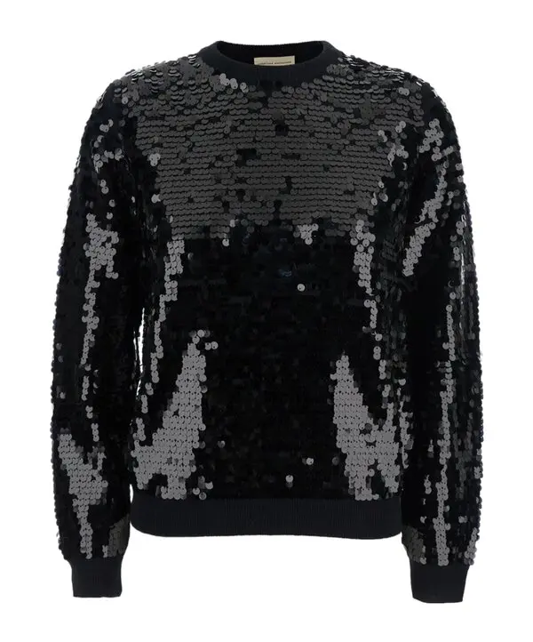 SEMICOUTURE Sequin Appliqué Sweater